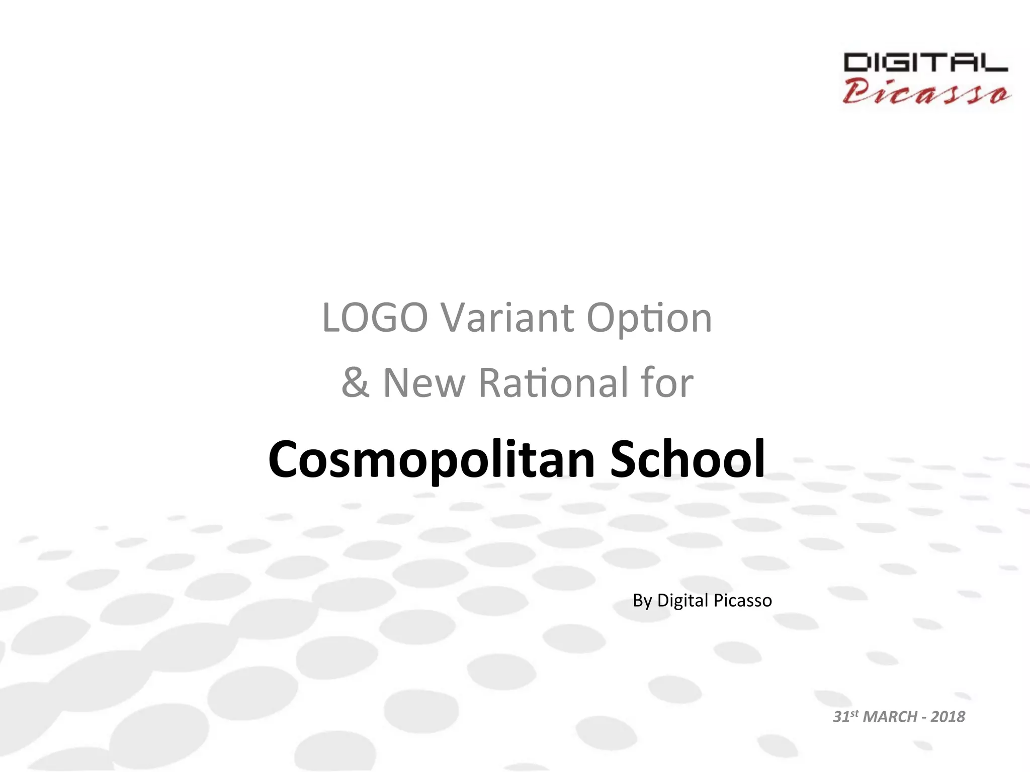 Cosmopolitan Pre-School Logo Rewamp | PPT