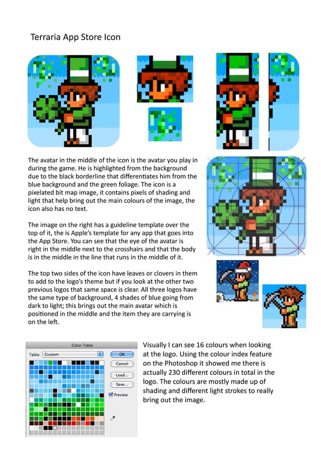 Terraria Icon Breakdown | PDF | Computing | Technology & Computing