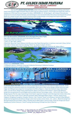 JASA EXPORT IMPORT | DOC