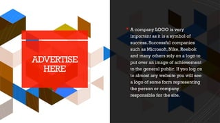 Logo Design Activities For Year 7 VCD Class | PPTX