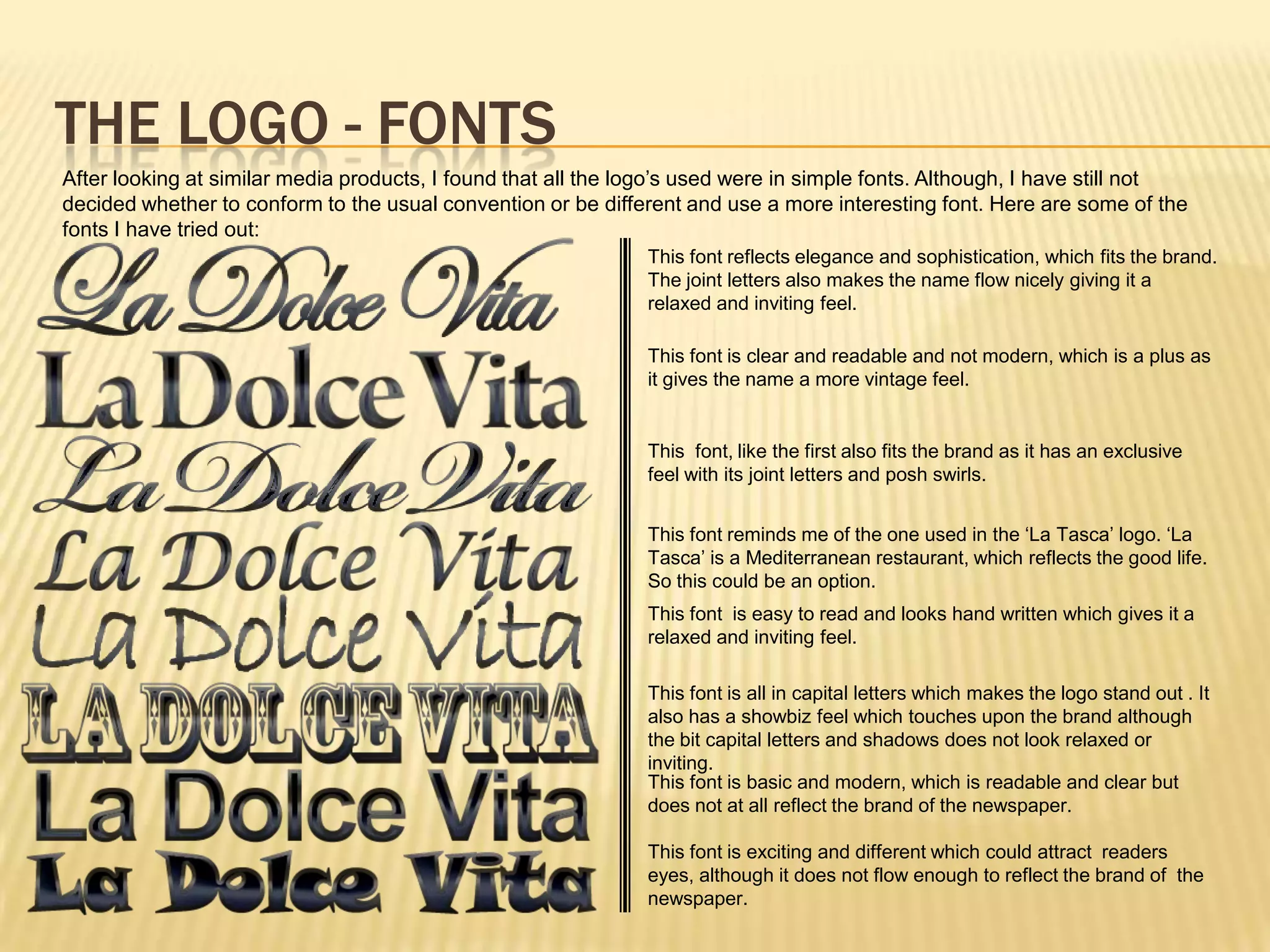 A2 coursework Logo Development | PPTX