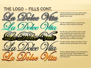 A2 coursework Logo Development | PPTX