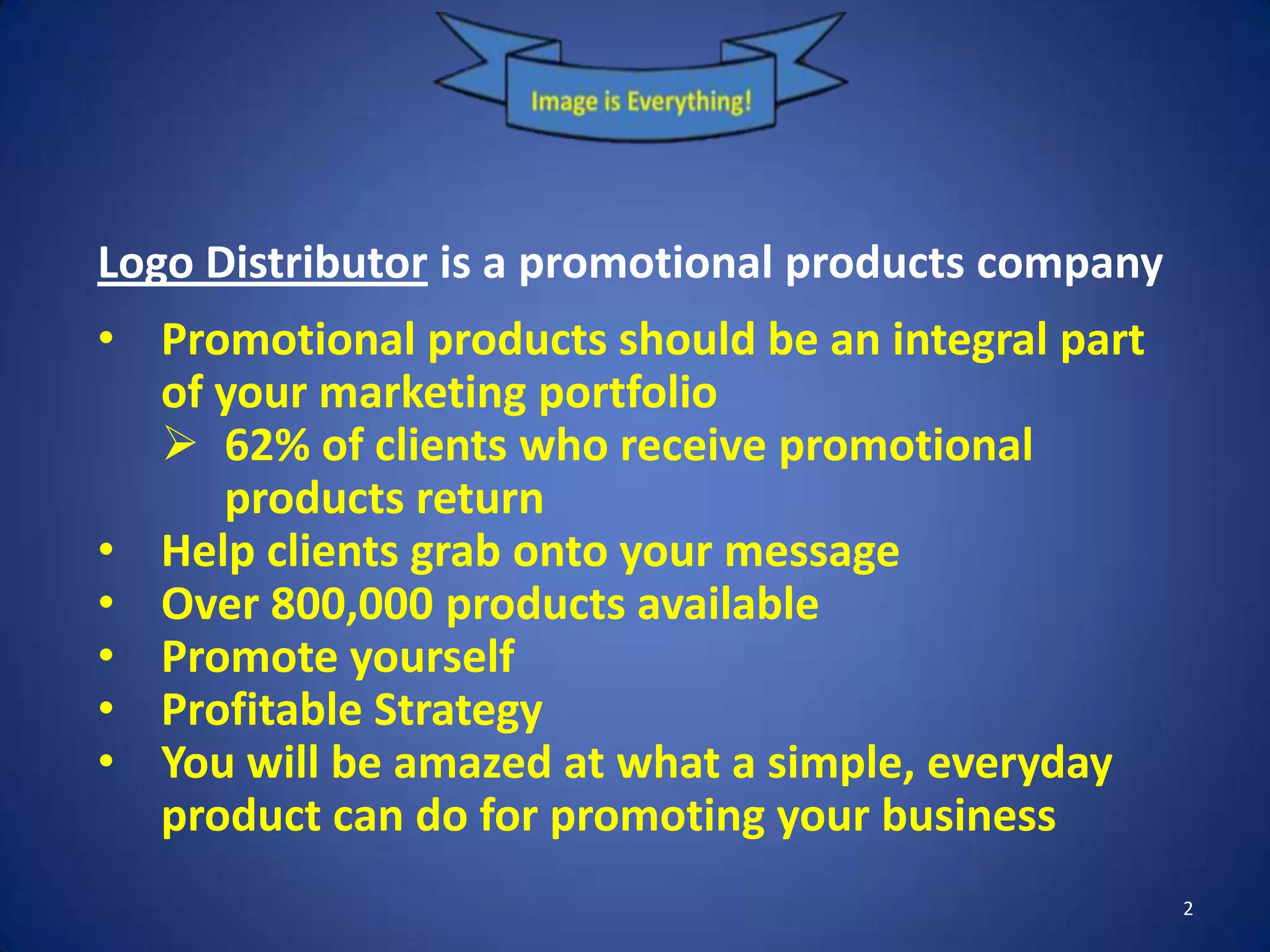 Logo distributor presentation | PPT