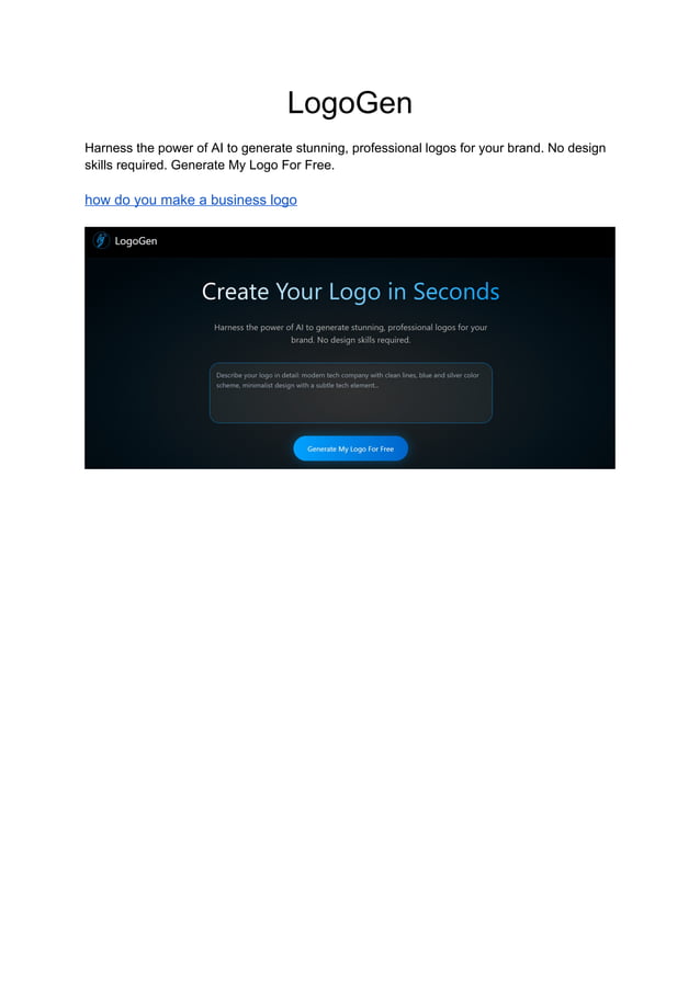 Harness the powerof AI to generate .docx