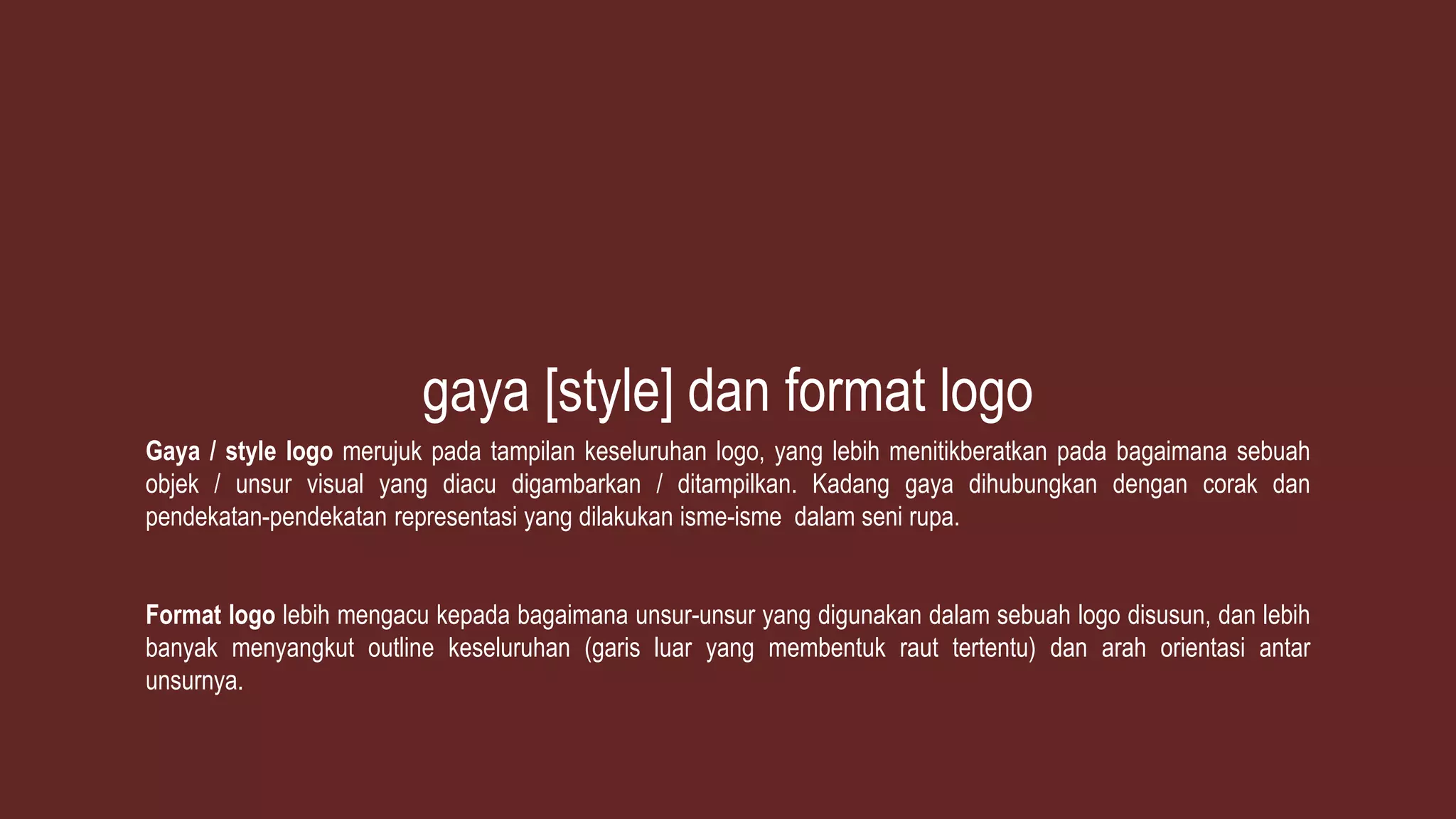 Logo: komposisi, watak, gaya, dan format | PDF