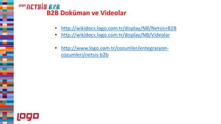 Logo Netsis B2B v3.1.4 Sunum | PPT