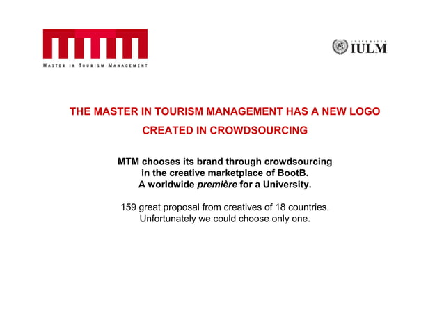 NEW MTM LOGO: A CROWD SOURCING EXPERIENCE | PPT