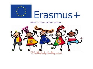 Logo of the Erasmus Project- Healthy body, healthy mind | PPT