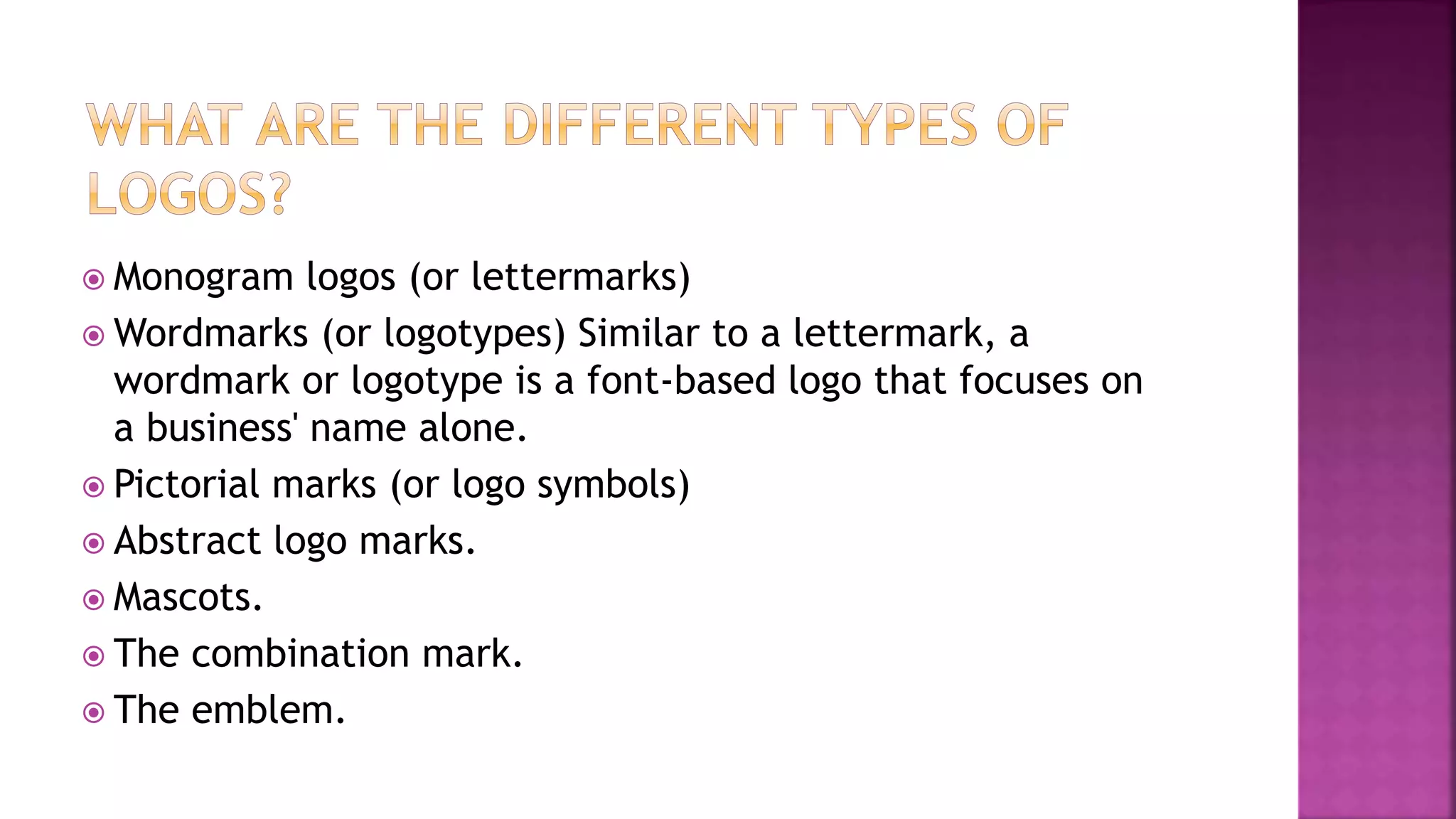 Logo and Its Types | PPTX