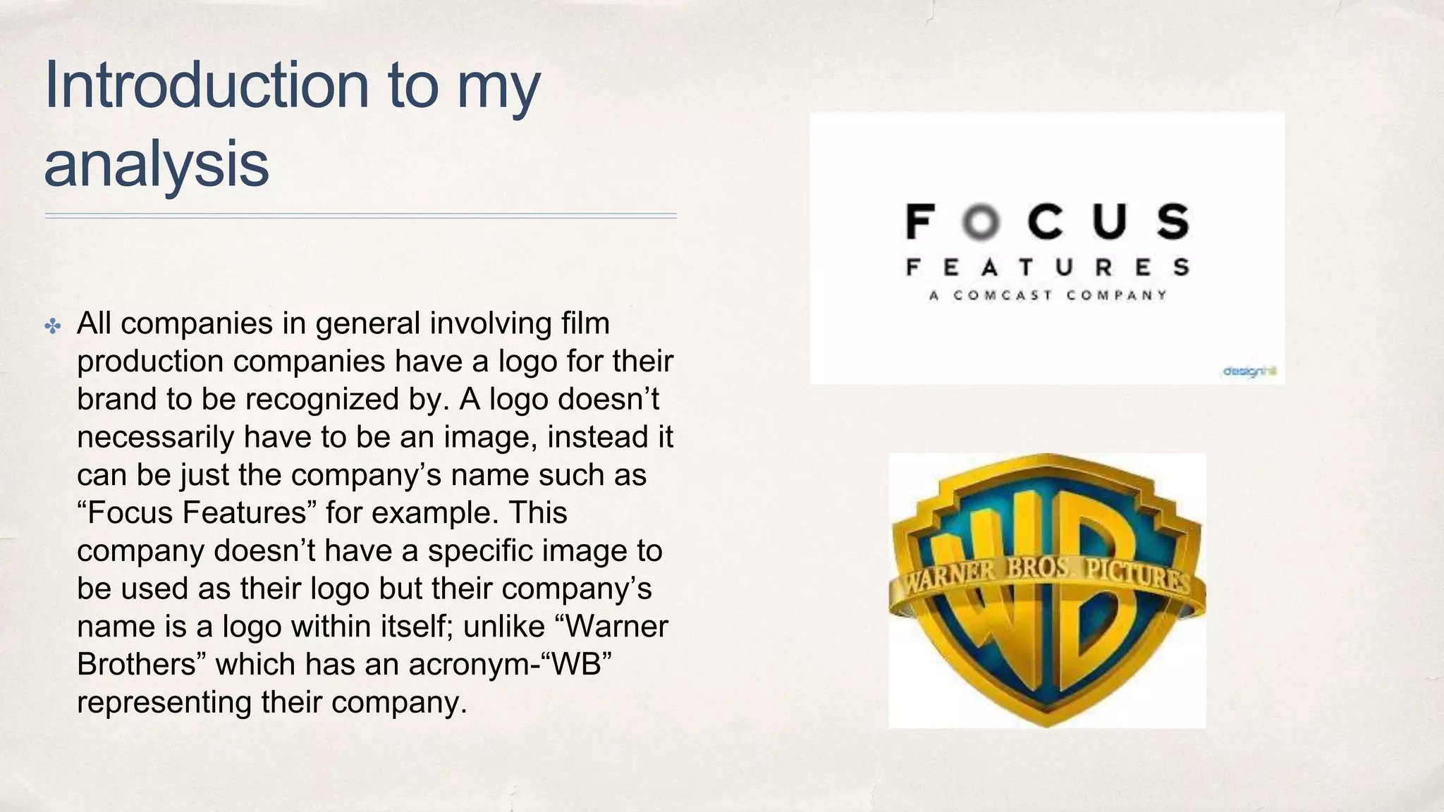 Logo analysis | PPTX