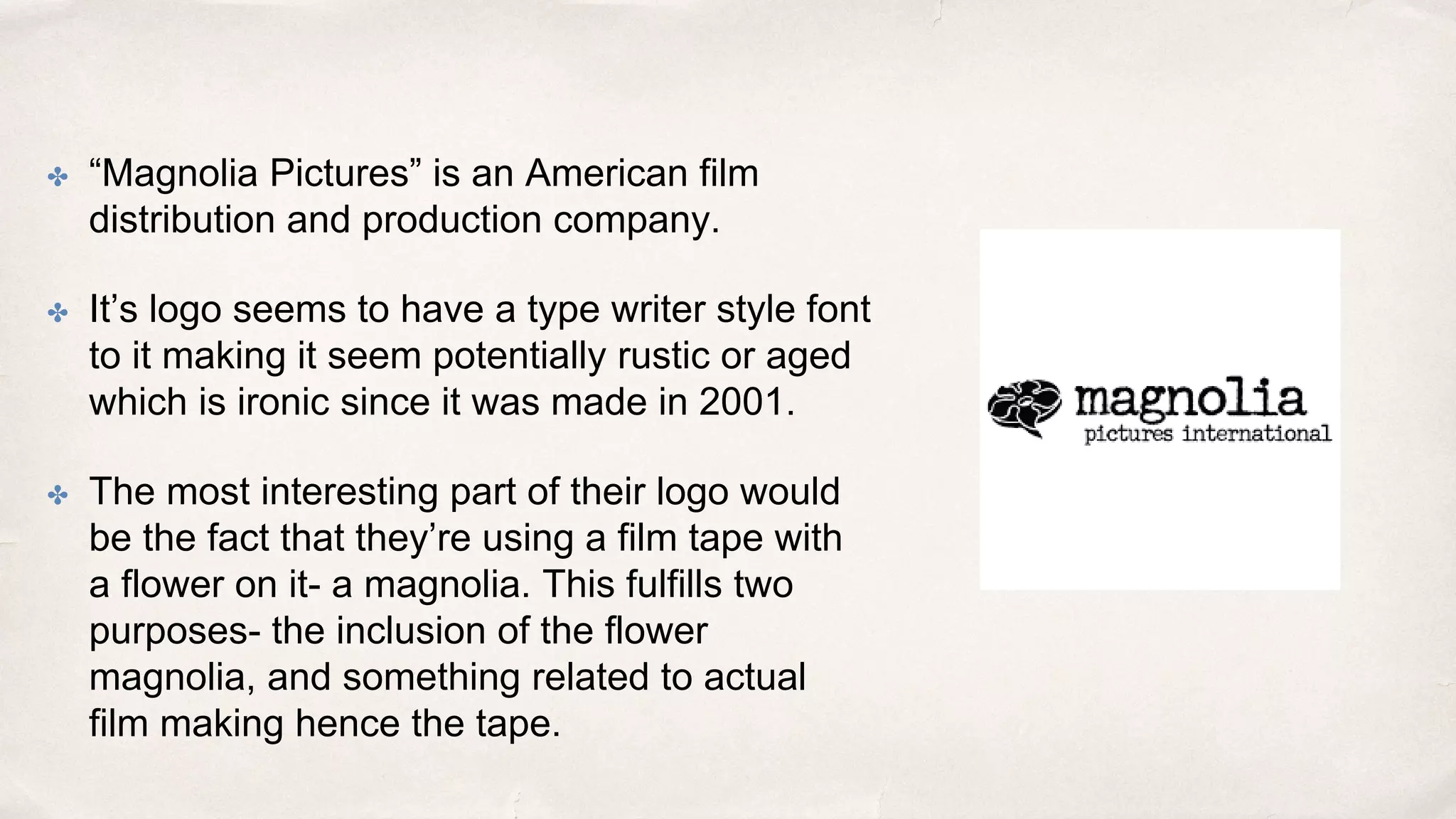 Production Company Logo Presentation | PPT