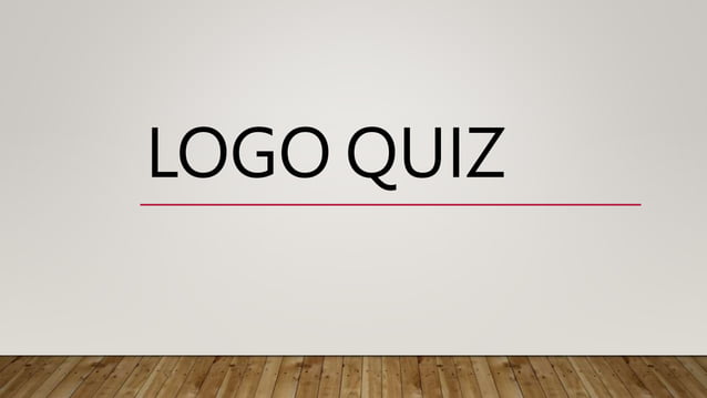 Logo Quiz for team activity. Ppt slides for team | PPTX