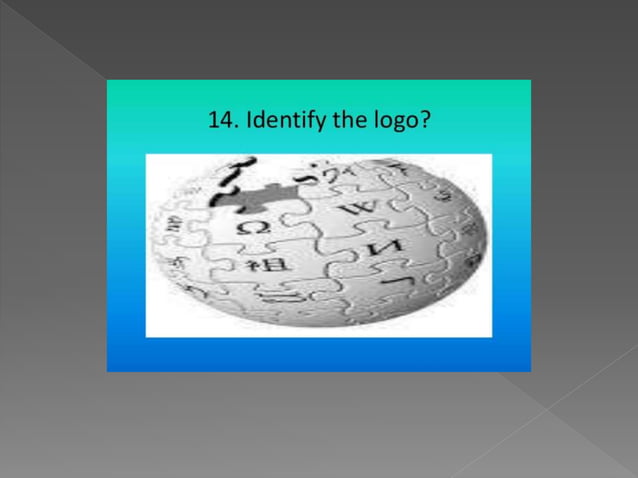 Logo quiz ; identify them | PPTX