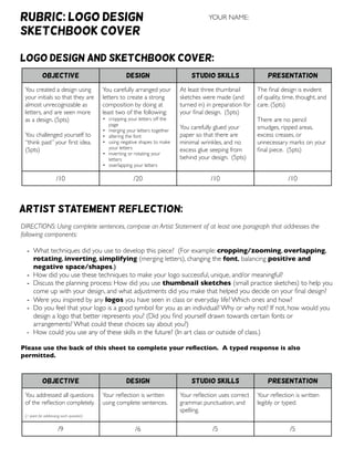 Logo reflection | PDF | Drawing and Sketching | Arts and Crafts