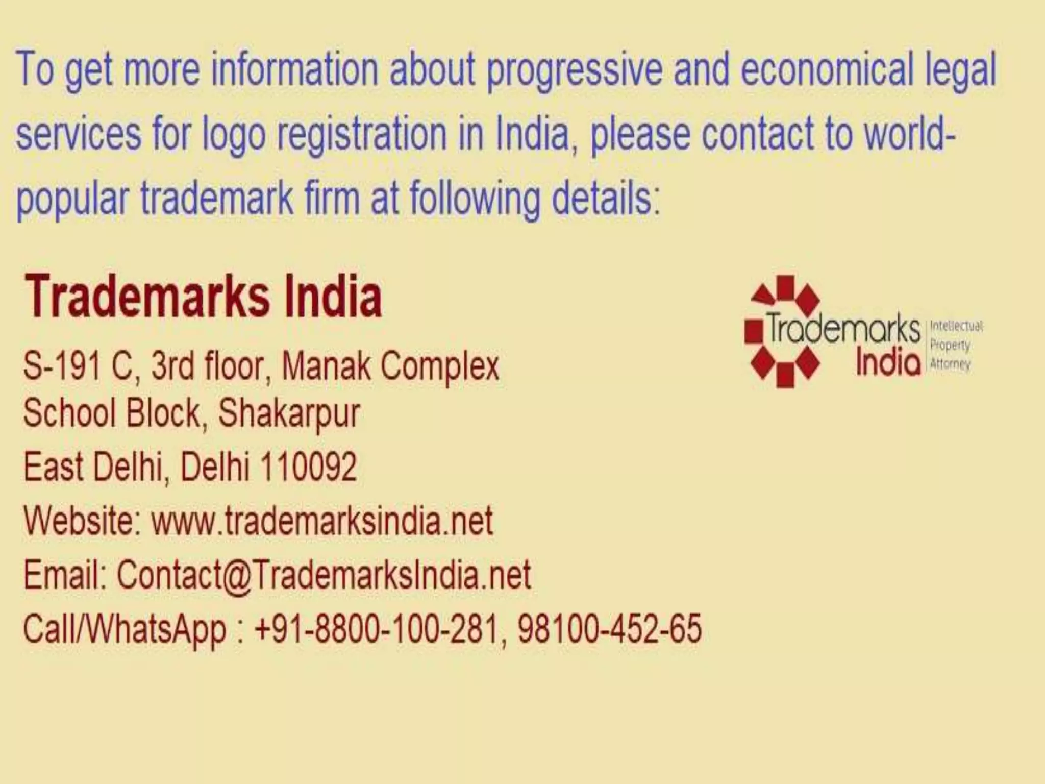 Logo Registration Services by Reputed Trademark Firm.pptx