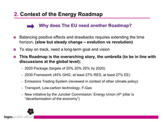 Roadmap for moving to a low-carbon economy by 2050 | PDF