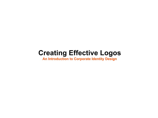 Creating Effective Logos | PDF