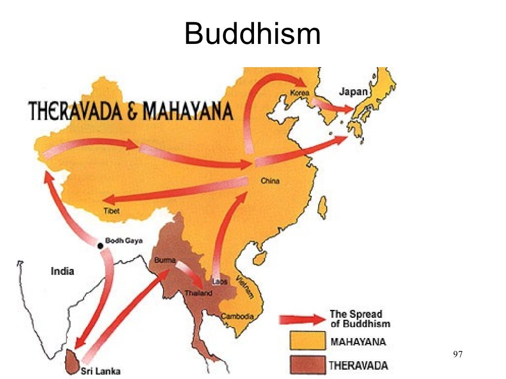 Buddhism• Theravada vs Mahayana 97