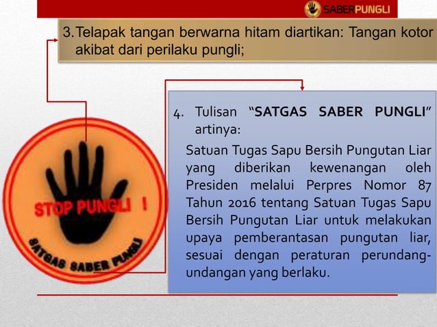 Logo saber pungli | PPTX