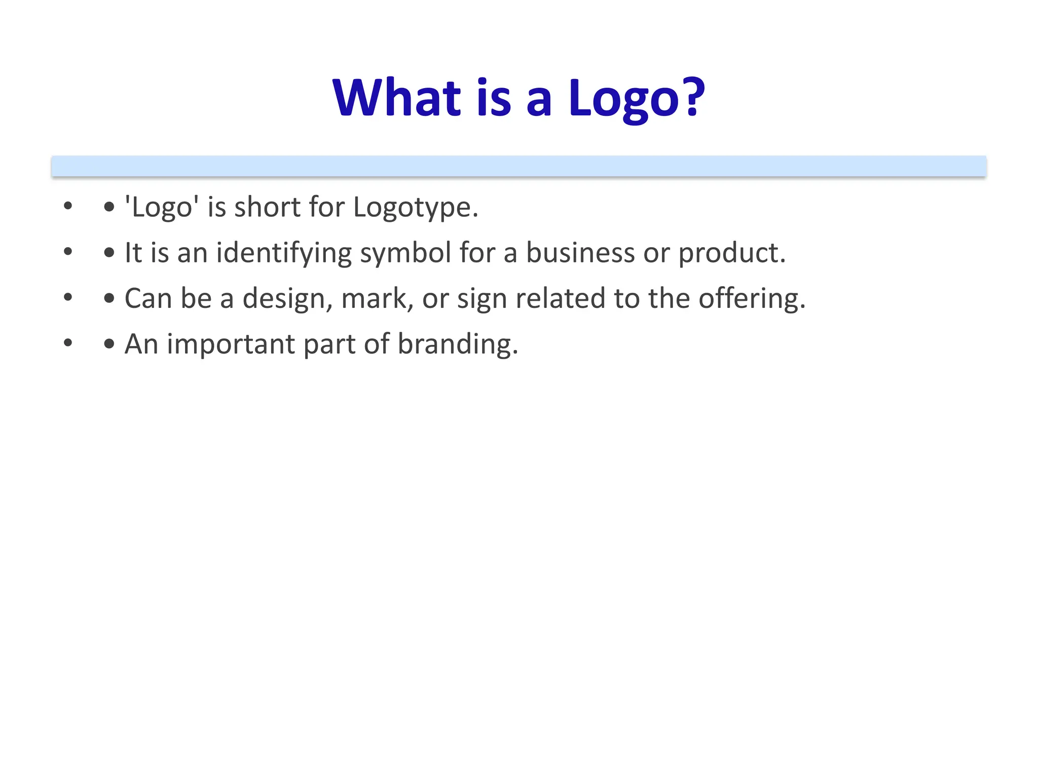 LOGOS AND TAGLINE.pdf CHAPETER 3 ENTERPRISE MARKETING | PDF