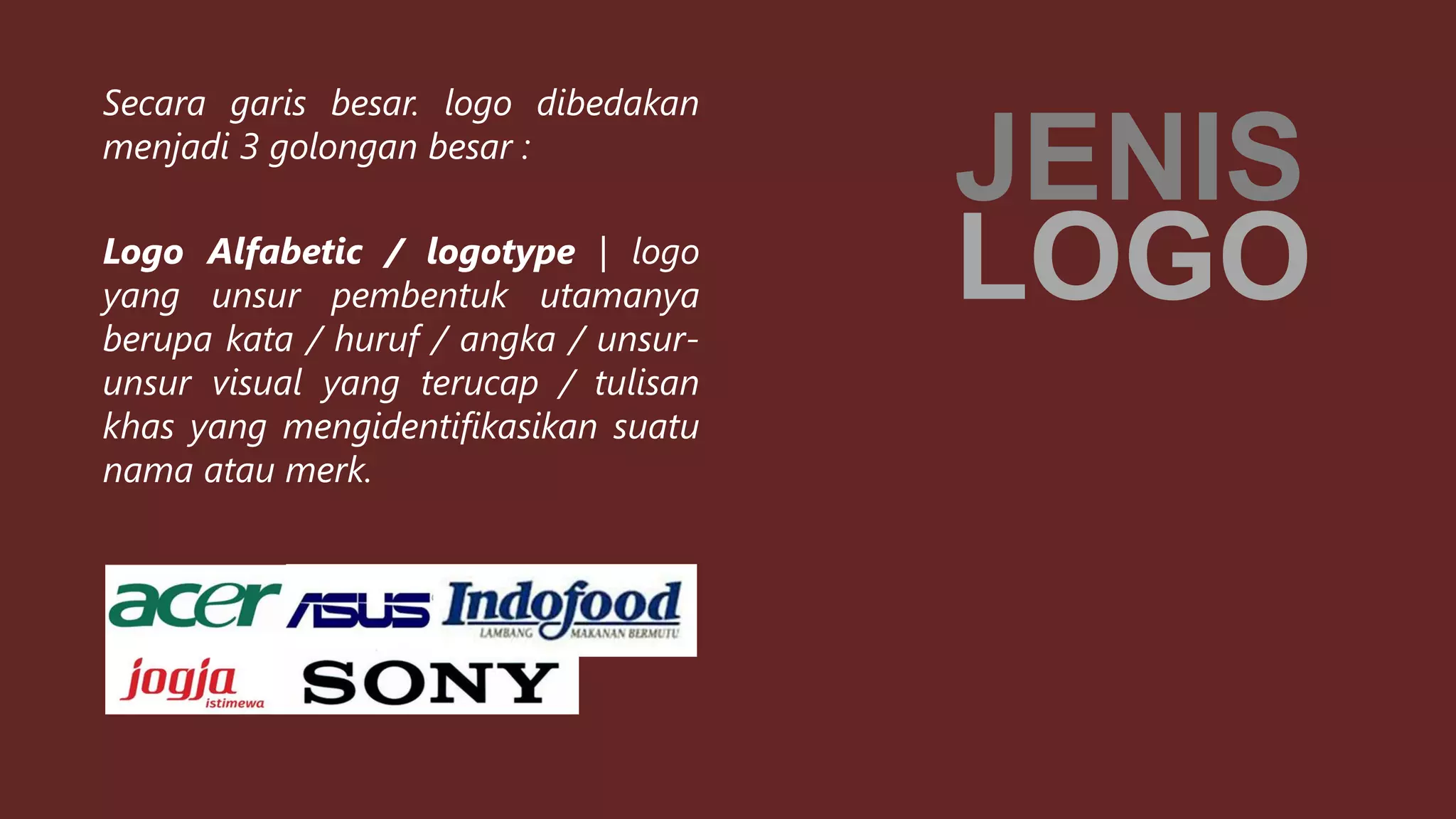 Logo: sejarah, jenis, dan kriteria logo yang baik | PDF