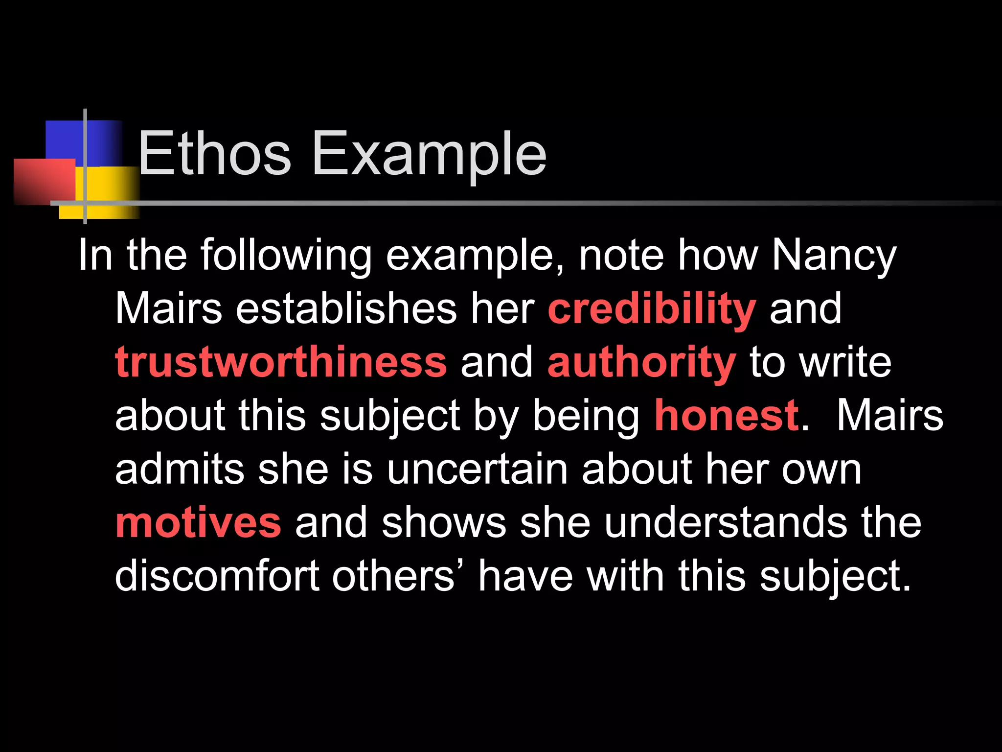 Aristotle's Modes of Persuasion: Logos, Ethos, Pathos | PPTX