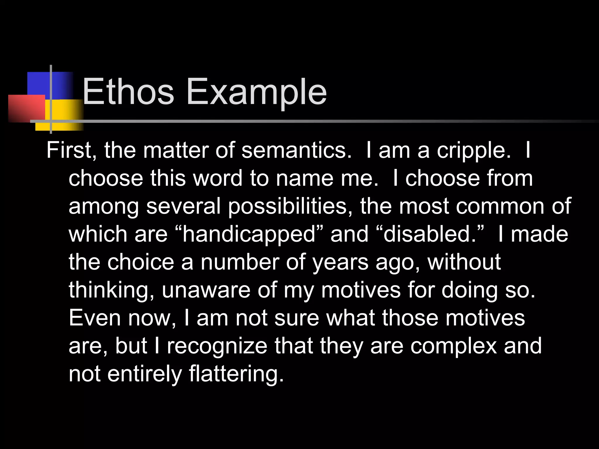 Aristotle's Modes of Persuasion: Logos, Ethos, Pathos | PPTX