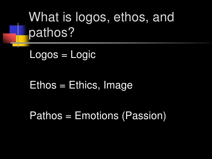 Aristotle's Modes of Persuasion: Logos, Ethos, Pathos