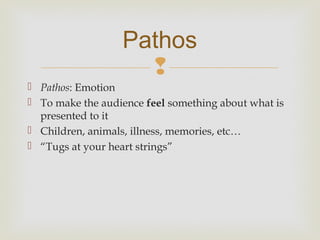 Forming an Argument: Logos Ethos Pathos | PPT