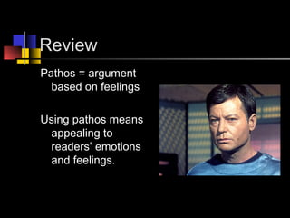 Logos ethos pathos powerpoint | PPT