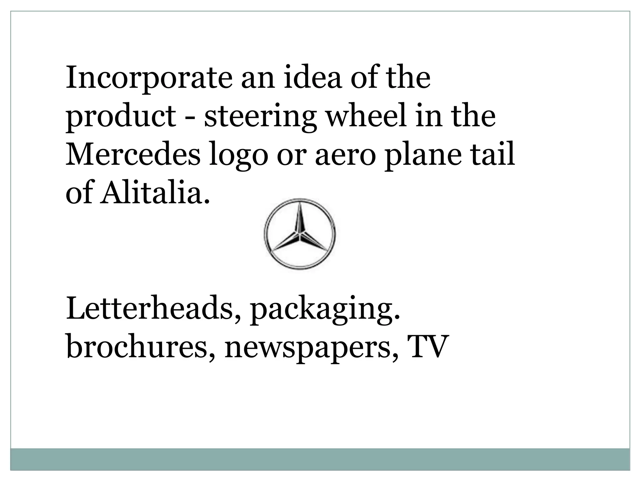 Logos in advertisements | PPT