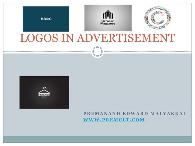 Logos in advertisements | PPT