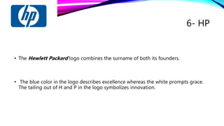 Logos of various Brands | PPTX