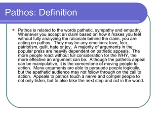 Logos, pathos, ethos | PPT