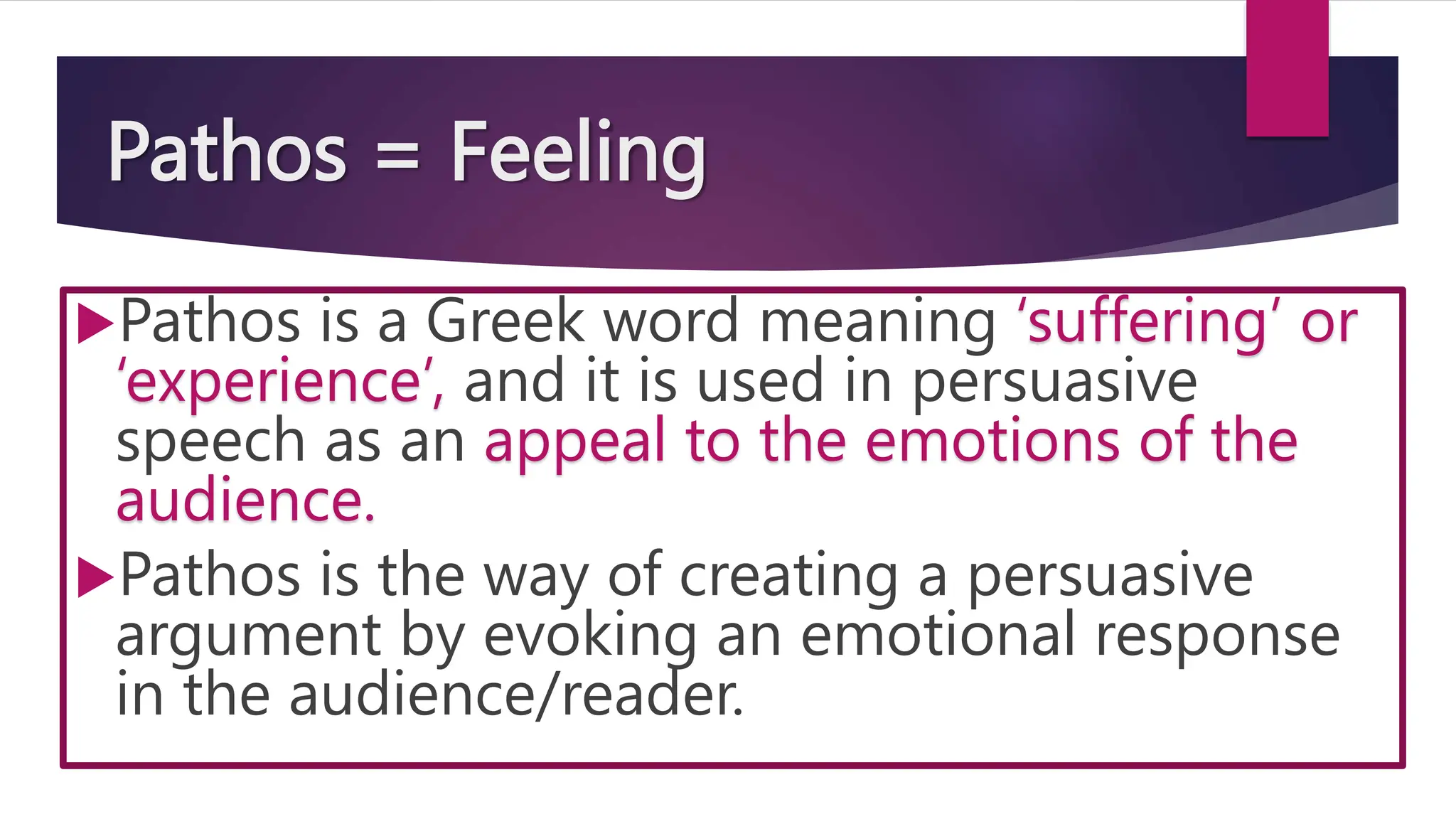 Persuasive Techniques: logos, pathos, ethos [Recovered].pptx