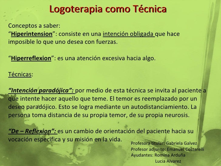 Qué Es La Logoterapia | La Logoterapia: la búsqueda del propósito de la ...