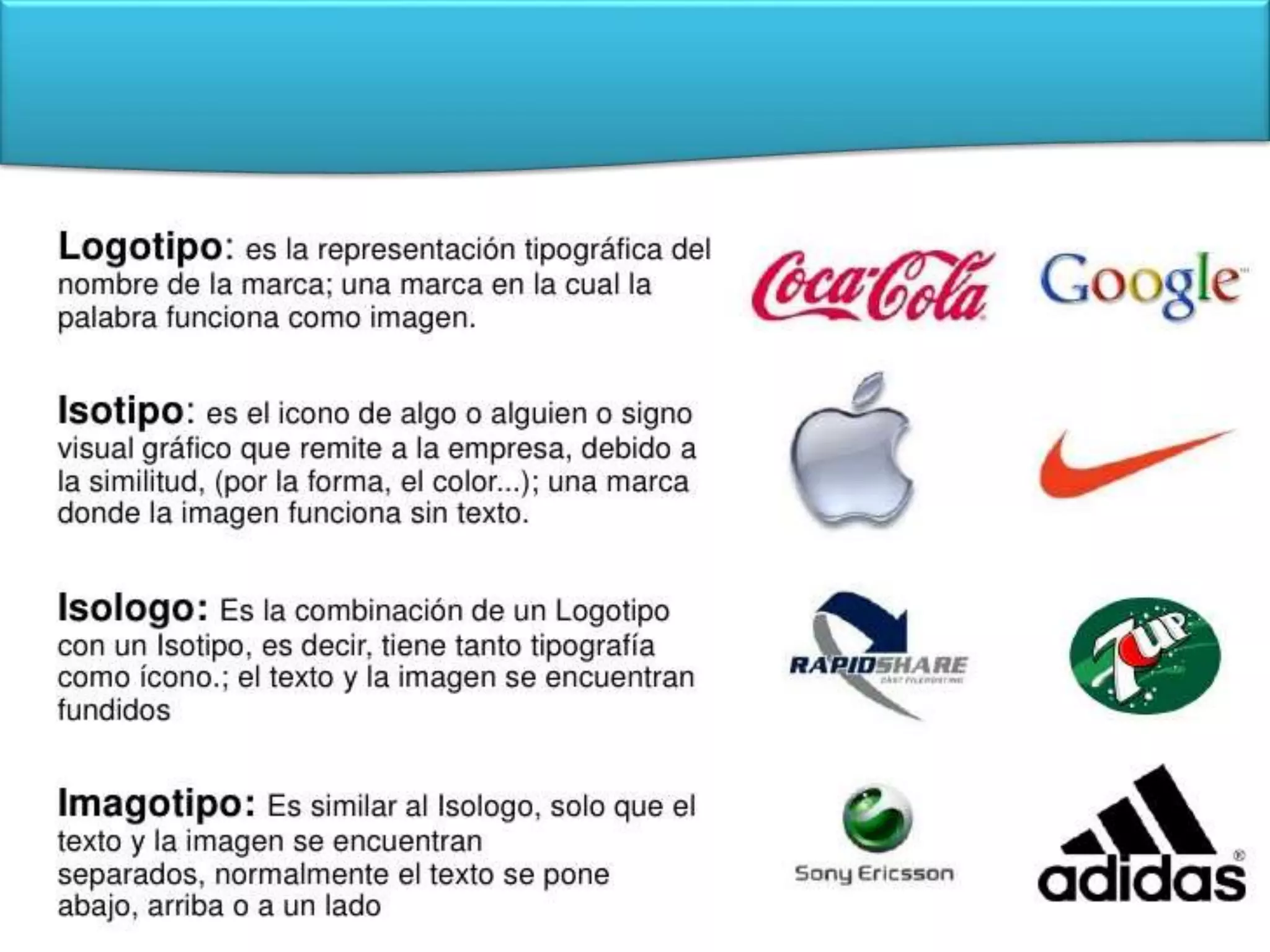 Logotipo, Isotipo, Isologo, Imagotipo | PPT
