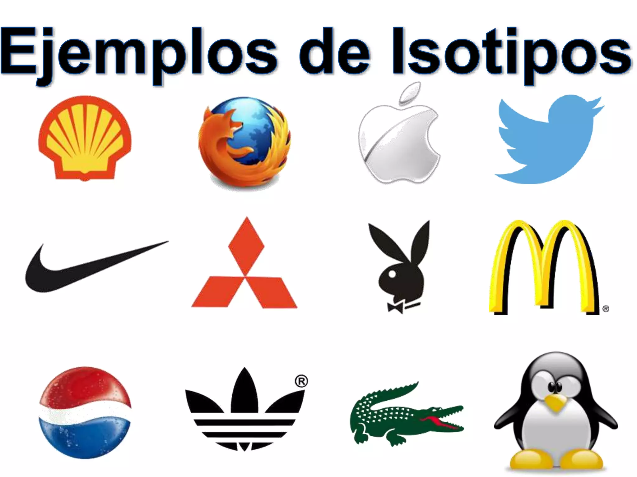 Logotipo, Isotipo, Isologo, Imagotipo | PPT