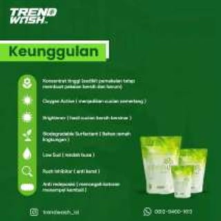 TREND WASH Detergen Hemat Air Terbaik Di Bandung | PDF