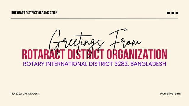 Logo Unveiling Slide of Rotaract District 3282.pdf | Free Download