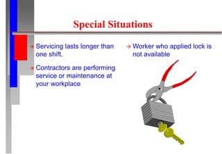 The complete procedure of Logout & tagout | PPT