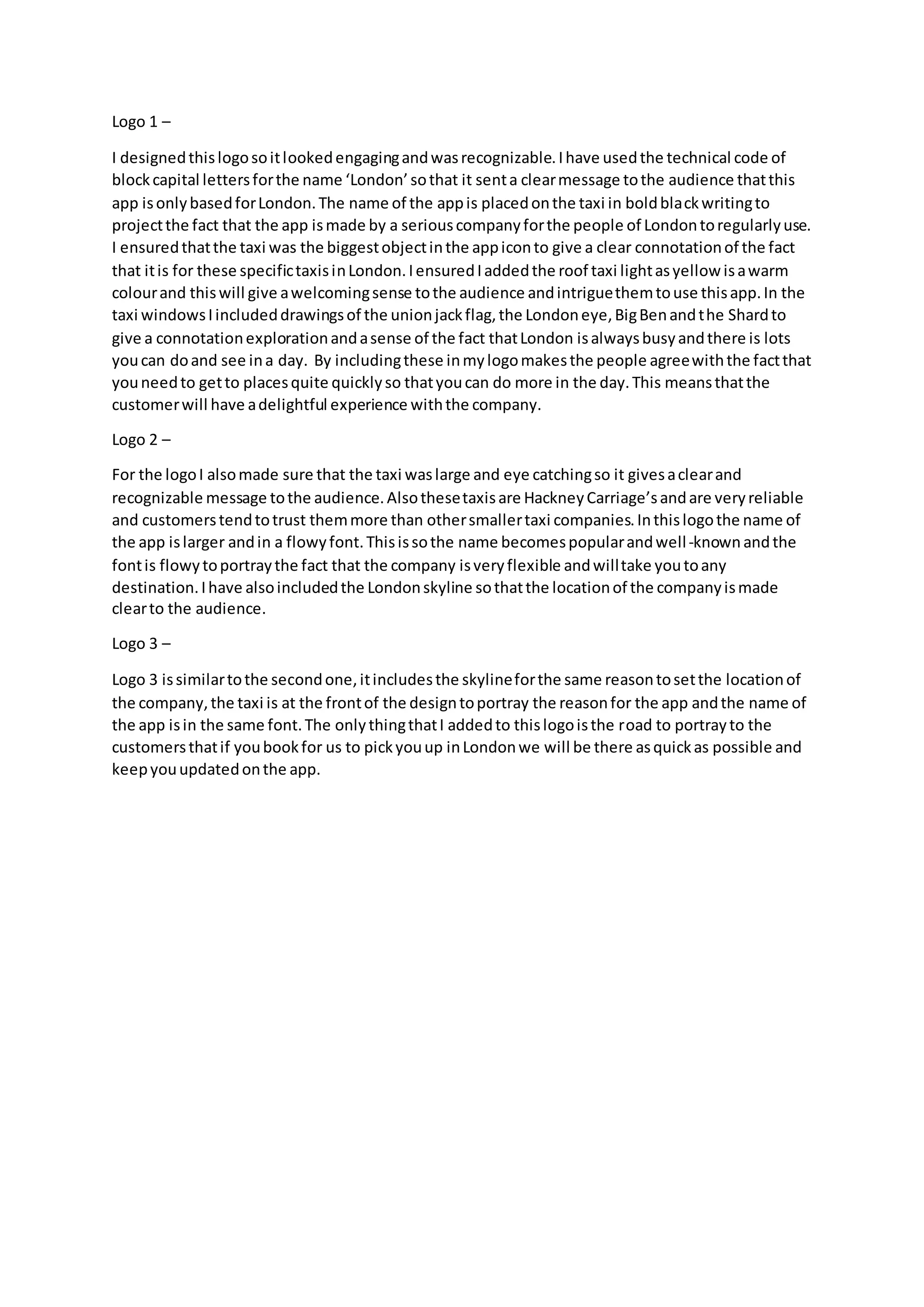 Logo write up | DOCX