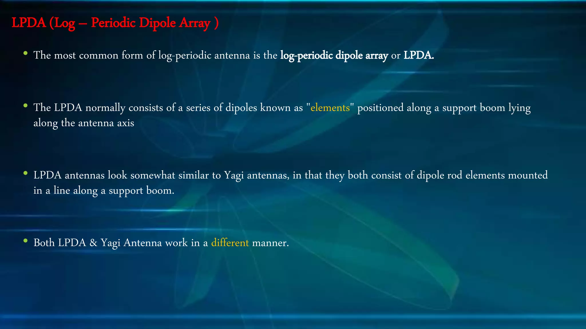 Log periodic antenna | PPT