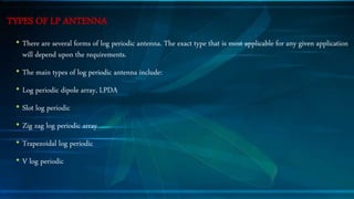 Log periodic antenna | PPT