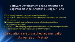 Log Periodic Design Software