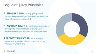 Logpoint Presentation SIEM Presentation Slides | PPTX