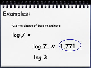 Intro to Logs | PPT