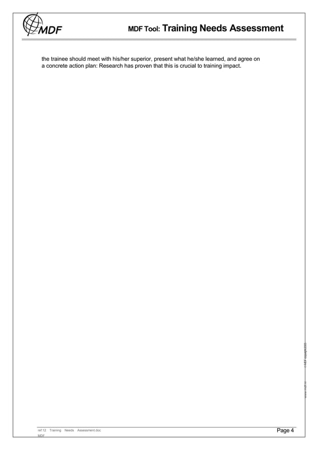 Logramme _training_needs_assessment__by dr malik khalid mehmood ph_d | PDF