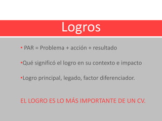 Presentación y logros | PPTX