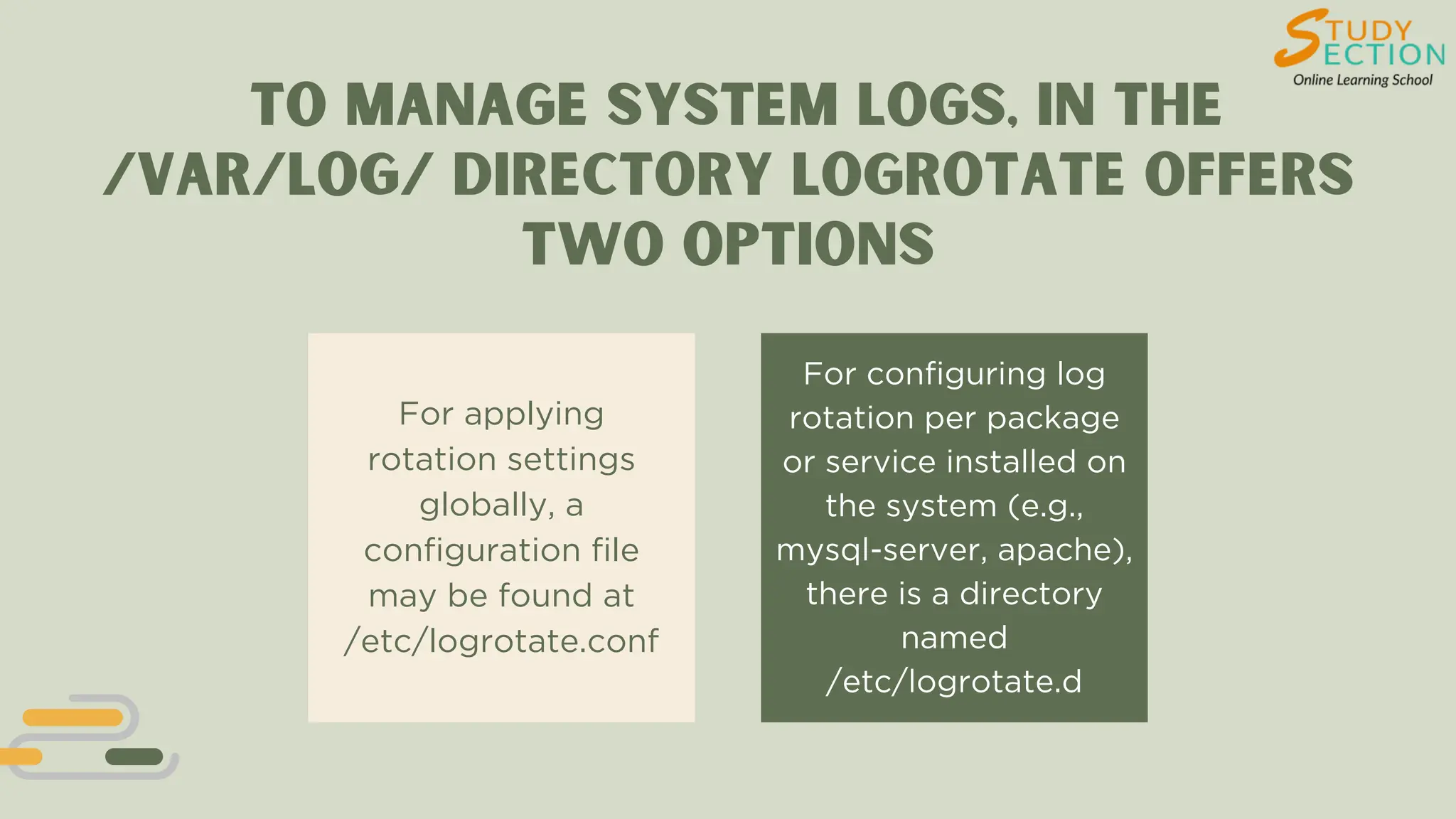 The Logrotate Utility Allows You To Rotate Your Logs Ppt